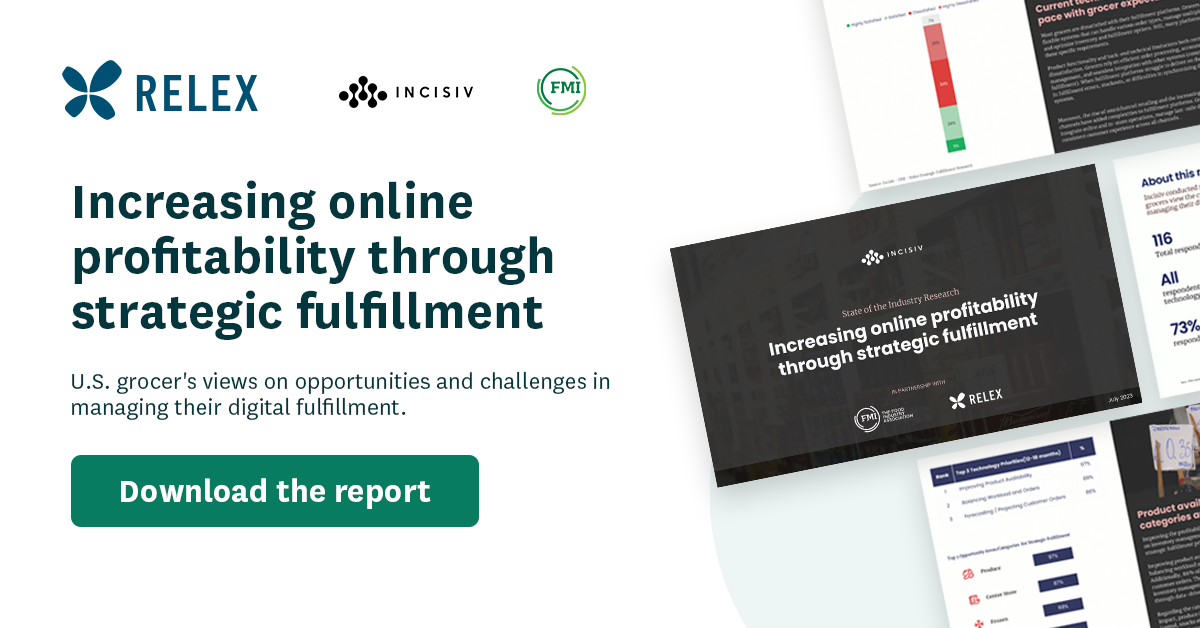 89% of Grocers Believe Optimizing Fulfillment is Key to Improving Digital Profitability | RELEX ...