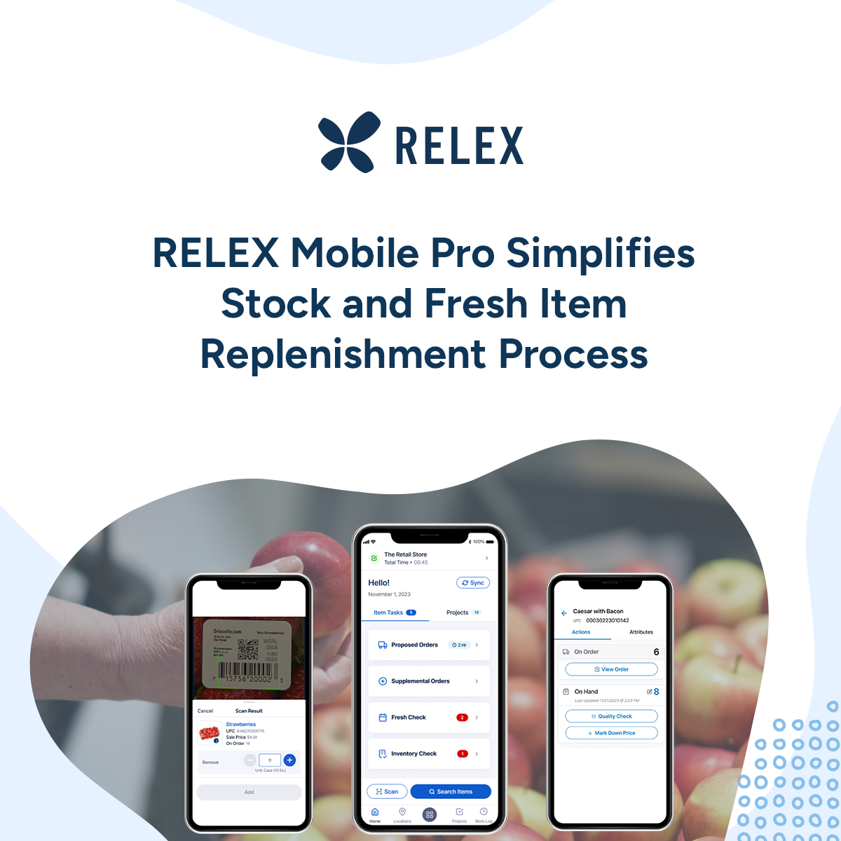 RELEX Mobile Pro Simplifies Stock and Fresh Item Replenishment Process | RELEX Solutions